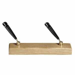 Executive Wooden Solid Wood Double Pen Stand - Workstation Office ...