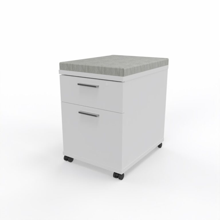 Mobile Pedestal with Cushion - Workstation Office Furniture | Online Shop